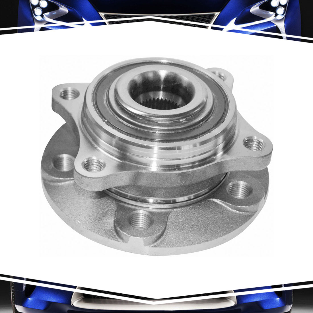 FRONT Wheel Hub and Bearing Assembly for VOLVO S60 S80 V70 XC70 AWD FWD ...