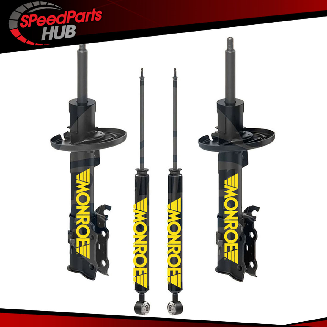 Front & Rear Monroe OE Struts Shocks For 2014-2019 Ford Fiesta Lifetime Warran. | eBay